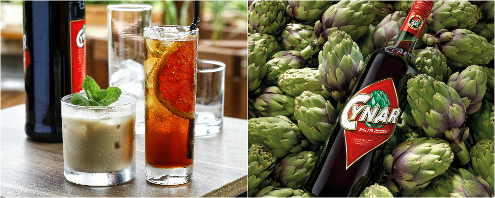 Cynar é um licor de alcachofra produzido na Itália e usado em drinks
