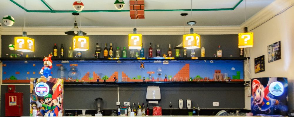 Bar temático do Super Mario Bros inaugura em Curitiba: Veja fotos: