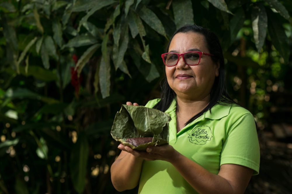 História da Dona Nena, produtora de chocolate rústico da Ilha do Combu