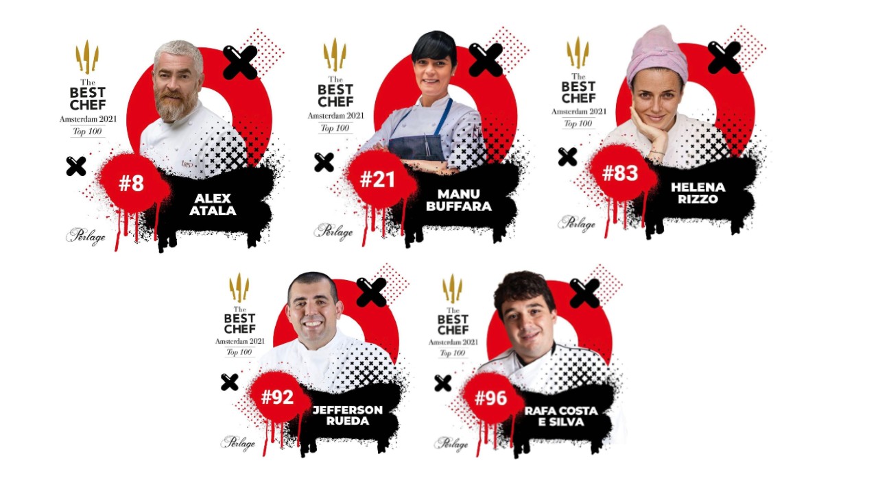 The Best Chef Awards: cinco brasileiros entre os 100 melhores do mundo